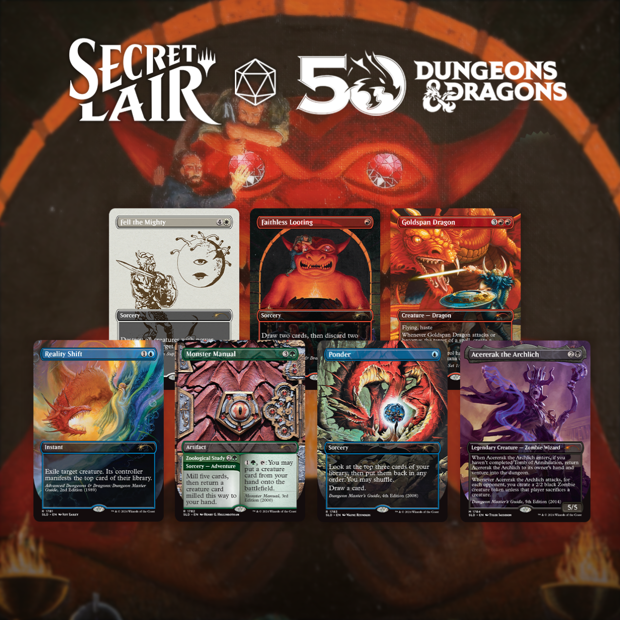 Dungeons & Dragons®: An Exhibition of Adventure MTG Secret Lair – Draw ...