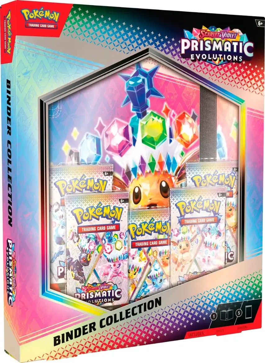 Prismatic Evolution Binder Collection Pokemon TCG – Draw For Turn Games