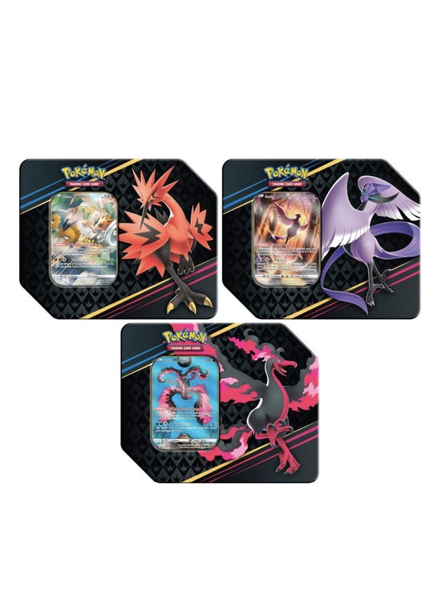 Crown Zenith Galarian Birds Tin (Random Promo, 1 Tin) Pokémon TCG ...